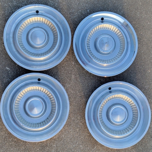 DESOTO | Other | Vintage 957 Desoto Oem Wheel Covers Hub Caps Set Of 4 ...